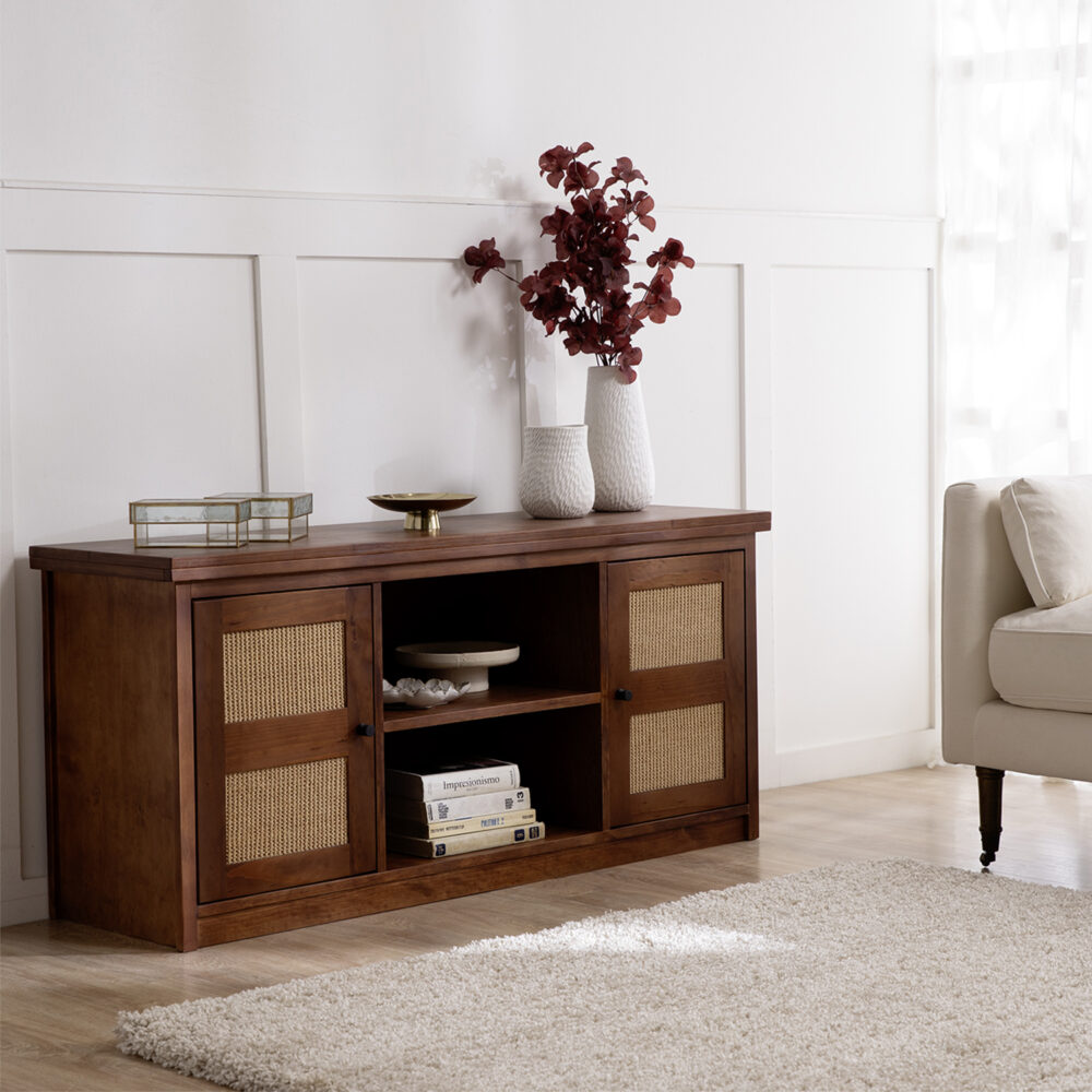 Rack tv New Barcelona Sisal - E-ROOMS